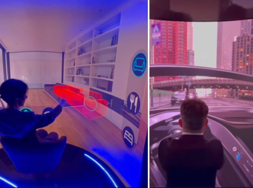 Immersive Virtual Reality Experience Without a Headset